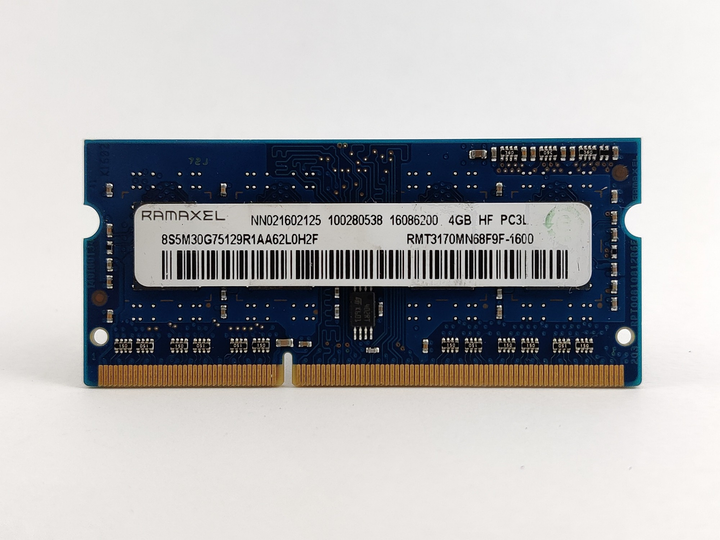 Оперативная память для ноутбука Sodimm Ramaxel Ddr3l 4gb 1600mhz Pc3l