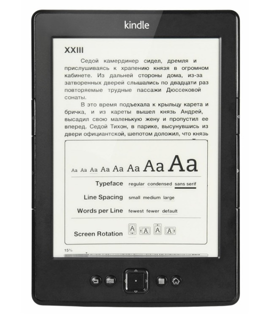 Електронна книга Amazon Kindle 5Gen Всі формати, Black, E-reader, Wi-Fi ...