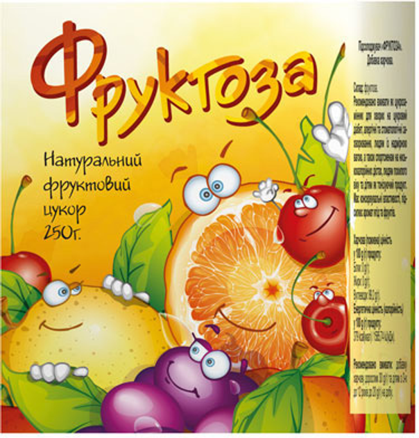 Фруктоза Голден-фарм 250 г (4823015913518) – купить в Киеве, цена в ...