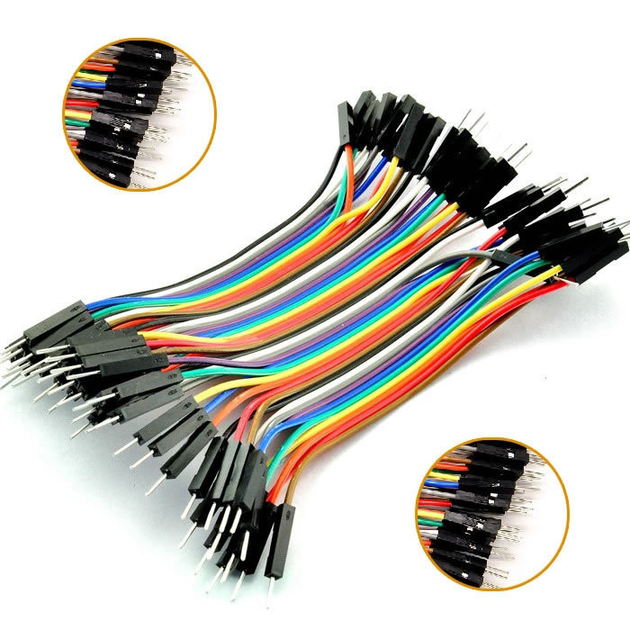 40x Dupont Дюпон кабель папа-папа 20см для Arduino – фото, отзывы ...