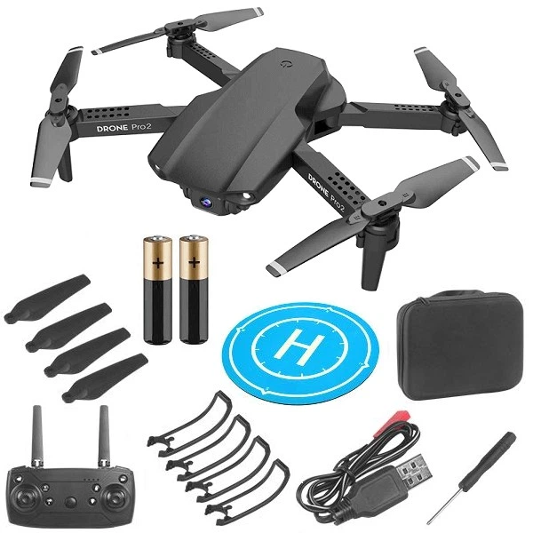 Квадрокоптер Eachine E99 Pro 2 Black Дрон з 4K та HD камерами до 20 ...