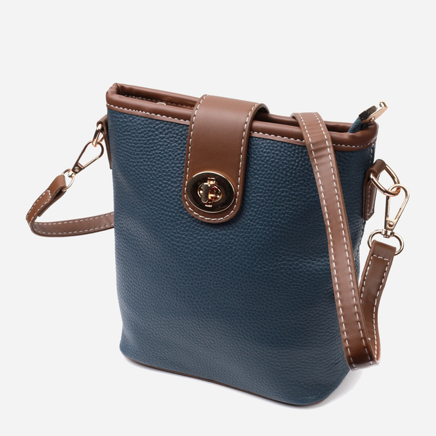 Сумка кросс-боди женская кожаная Vintage leather-22346 Синяя – в ...
