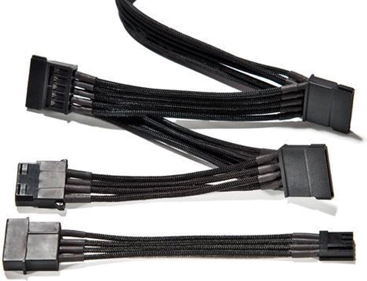 Кабель Be Quiet 3 x SATA + 1 x HDD/FDD - PSU F/M 0.3/0.7 м Black ...