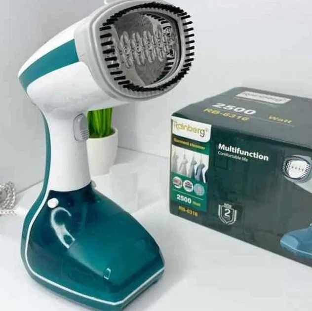 Відпарювач ручний вертикальний пароочищувач для одягу та штор 2500W Rainberg RB-6316 – фото ...