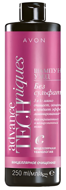 Шампунь-уход Avon для окрашенных и мелированных волос, Мицеллярное ...