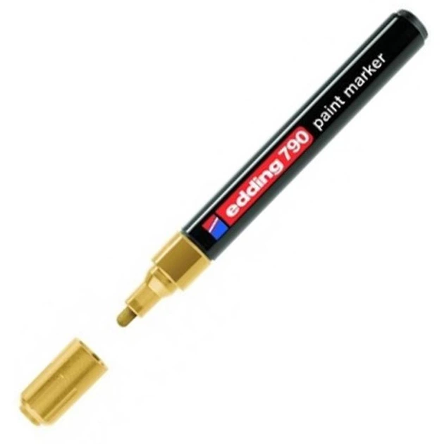 Маркер Edding Paint e-790 2-3 мм, round tip, gold (790/12) – фото ...