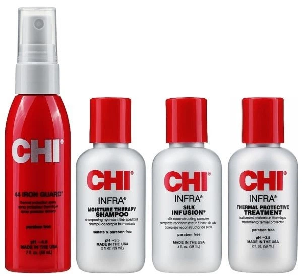 Набір - CHI INFRA The Essentials Kit (sh/59ml + cond/59ml + silk/59ml ...