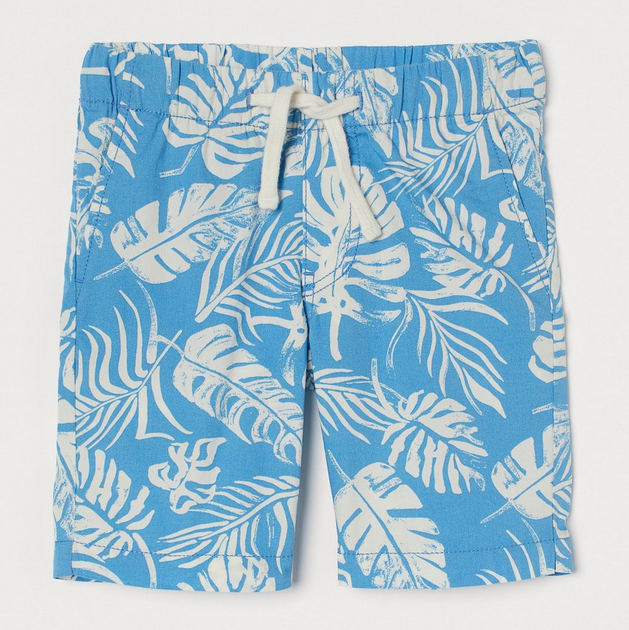 Шорты детские H&M 0934482_бел.лист 146 см Синие (KZ2000001460771) – в ...