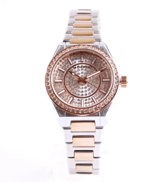 Наручний годинник Guardo 012701 4 Сріблястий Рожеве золото фото відгуки характеристики в