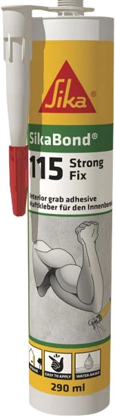Клей-герметик Sika SikaBond-115 Strong Fix 290 мл Белый (561313) – фото ...