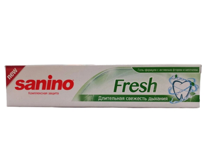Зубная паста Sanino "Длительная свежесть", 50 мл (55484) – купить ...
