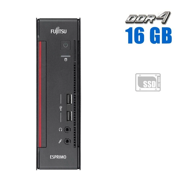 Неттоп Fujitsu Esprimo Q556-2 USFF / Intel Pentium G4400 (2 ядра по 3.3 ...