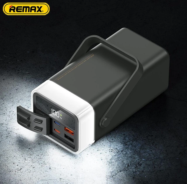Powerbank 40000mAh 22.5W Remax RPP-596 QC3.0 PD Швидка зарядка. RGB Ліхтар – фото, відгуки ...