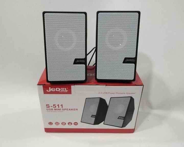 Компьютерные колонки, акустика 6 Вт JEDEL 2.0 S-511 Black – фото, отзывы, характеристики в ...