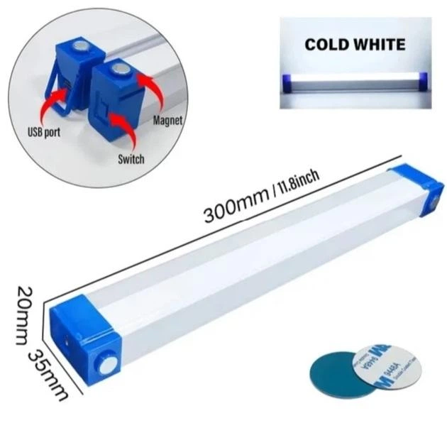 Портативна світлодіодна лампа USB lithium battery bulb 30см на ...