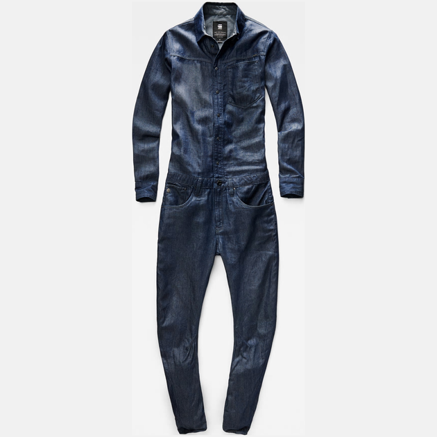 Джинсы-комбинезон женские G-Star Raw D03064-8344-082 S Темно-синие ...