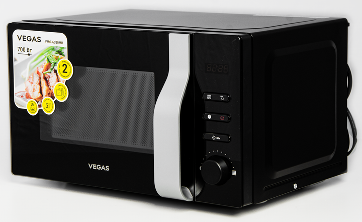 Мікрохвильова піч VEGAS VMO-6020MB – фото, відгуки, характеристики в інтернет-магазині ROZETKA ...