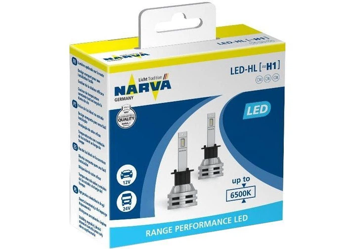 Светодиодные автолампы H1 Narva Range Performance LED 6500K (180573000 ...