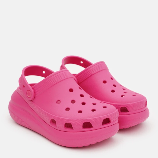 Женские кроксы Crocs Classic Crush Juice 207521-6UB 38-39 (M6/W8) 24 см Розовые (196265219957 ...