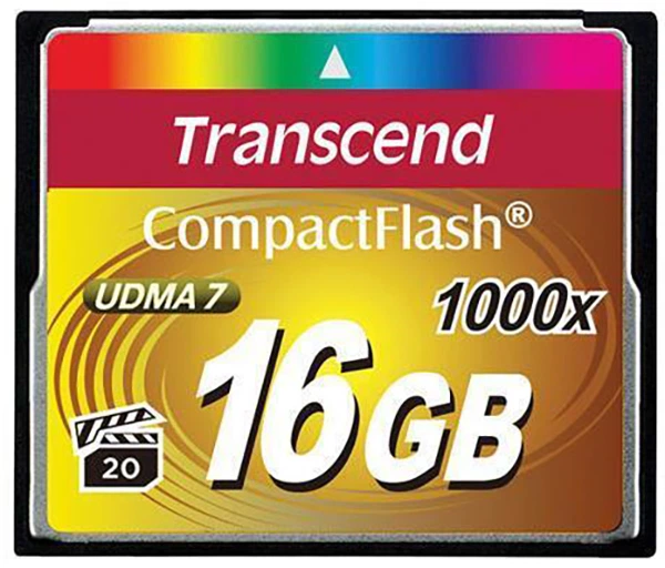 Карта памяти Transcend CompactFlash 16GB 1000x (TS16GCF1000) – фото, отзывы, характеристики в ...