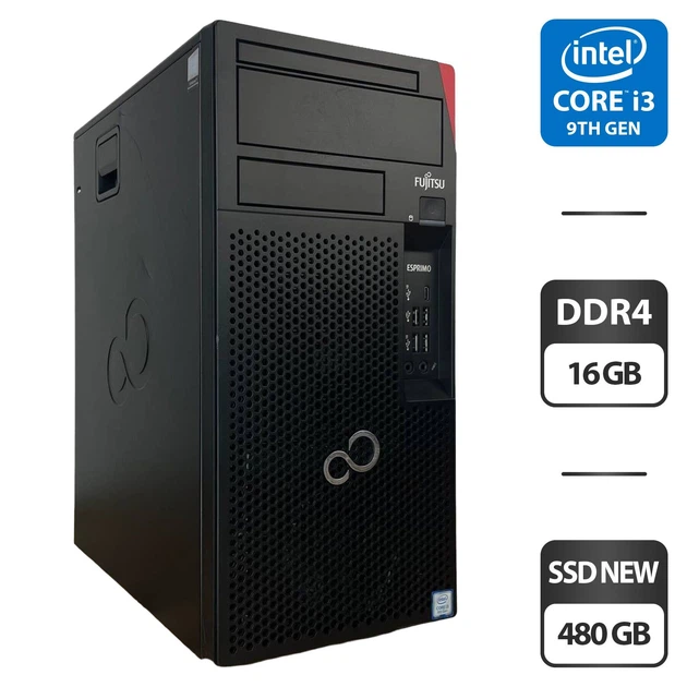 Компьютер Б-класс Fujitsu Esprimo P758 E85+ Tower / Intel Core i3-9100 ...