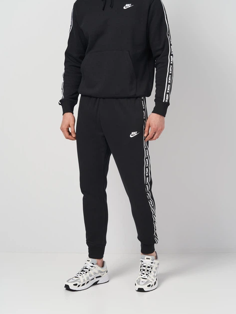 Спортивний костюм чоловічий Nike Club Fleece FB7296-010 M Black/White ...
