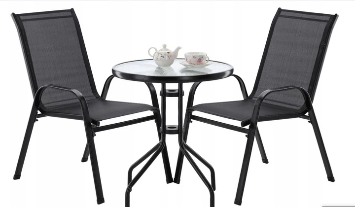 Набір садових меблів для саду балкону та тераси стіл та два крісла Gardenline Sad5895 купити