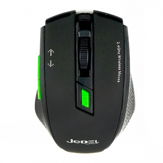 Беспроводная аккумуляторная мышь JEDEL W400 1600dpi мышка Чёрная – фото ...