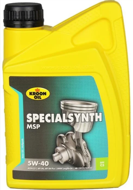 Моторное масло Kroon Oil Specialsynth MSP 5W-40, 1л, (31257) – фото ...