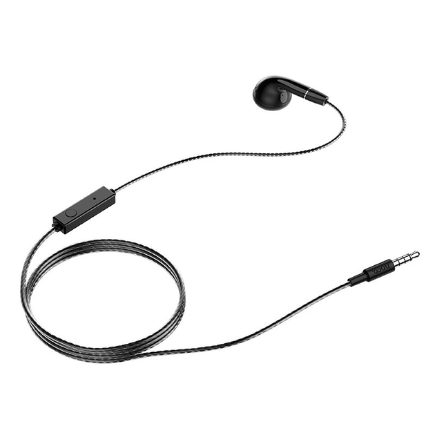Наушники проводные HOCO M61 (микрофон,круглый шнур) Black купить в ...
