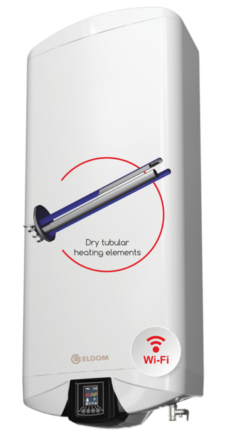 Водонагрівач Eldom GALANT 80 2100+1200 W DU080W-W ELDOM – фото, отзывы, характеристики в ...