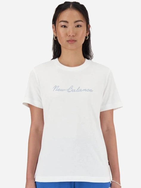 Футболка бавовняна довга жіноча New Balance Nb Gr. V Font WT41909WT XS ...