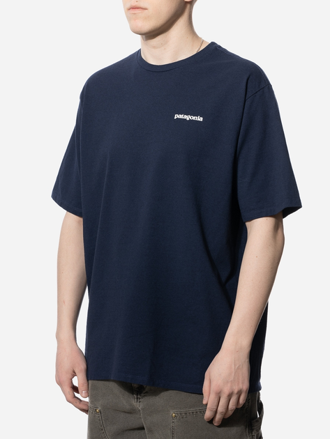 Футболка длинная мужская Patagonia 38504-CNY L Темно-синяя ...