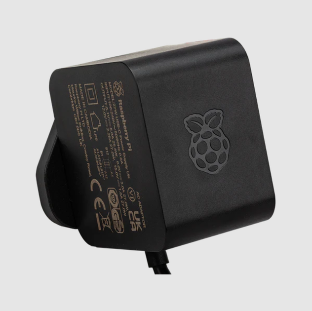 Офіційний блок живлення Raspberry Pi 5, 27W, 5V, 5A PD (Power Delivery ...