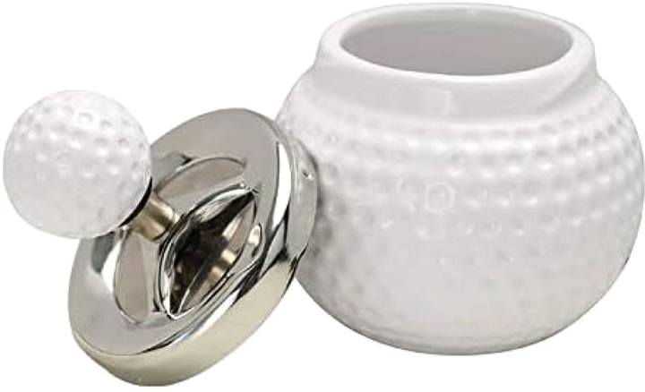 Пепельница бездымная с крышкой керамичемкая Huka "Мяч для гольфа ...