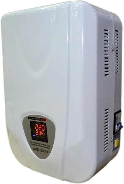 Стабилизатор напряжения 4400 Вт для дома, квартиры, холодильника Luxeon WDS-5500 SERVO – фото ...