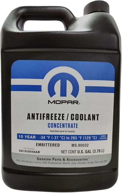 Антифриз Mopar Antifreeze Concentrate 10year 3.78 л (68163848AB) – фото ...
