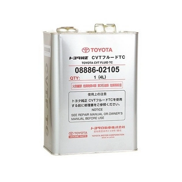 Трансмиссионное масло для Toyota CVT Fluid TC 4л 08886-02105 ТР – фото ...