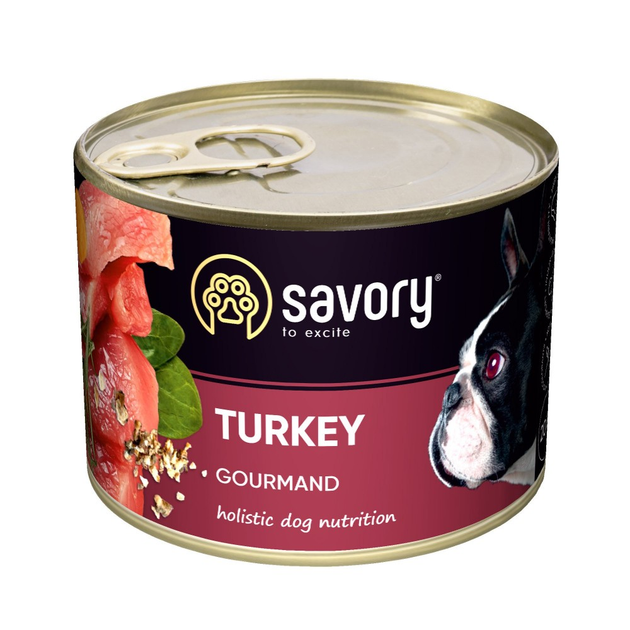 Корм SAVORY влажный полнорационный для взрослых собак всех пород с ...