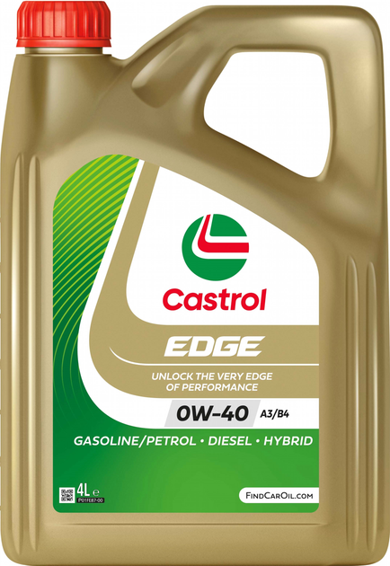 Моторна олива Castrol Edge 0w 40 A3 B4 4 л фото відгуки