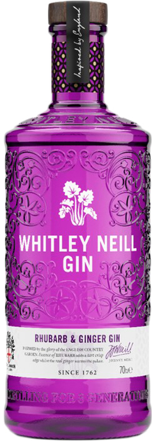 Джин Whitley Neill Rhubarb & Ginger 0.7 л 41.3% (5011166081128) – фото ...