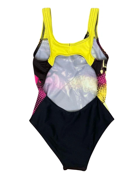 Купальник спортивный Keyzi 158 Желтый-шоколадный Graffiti big ...