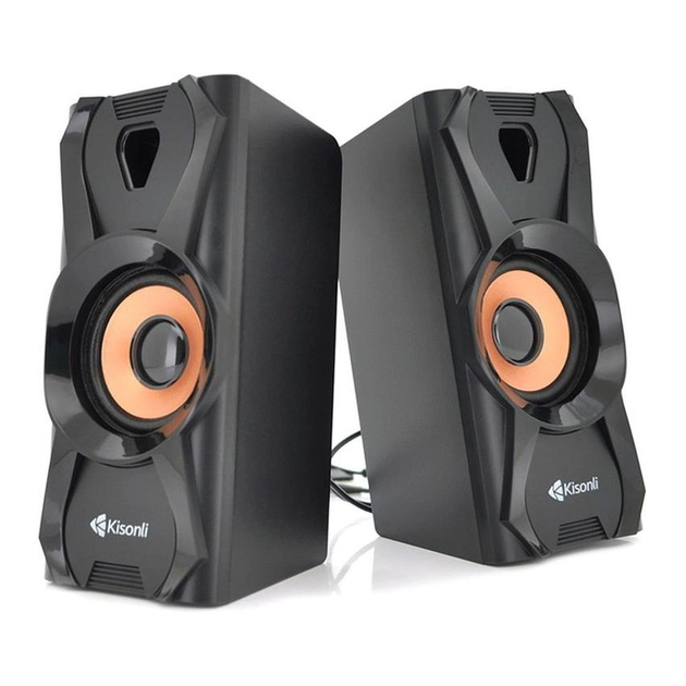 Компьютерные колонки под дерево PC 2.0 Kisonli U9003 – фото, отзывы ...