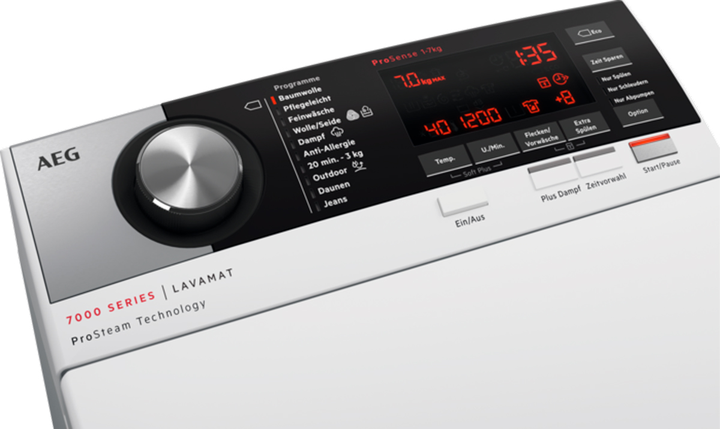 Стиральная машина с вертикальной загрузкой AEG LTX7C373E – фото, отзывы ...