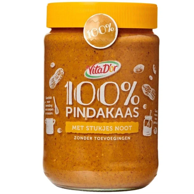 Арахисовая паста Vita D’or Pindakaas Stukjes 500 г – купить в Украине ...