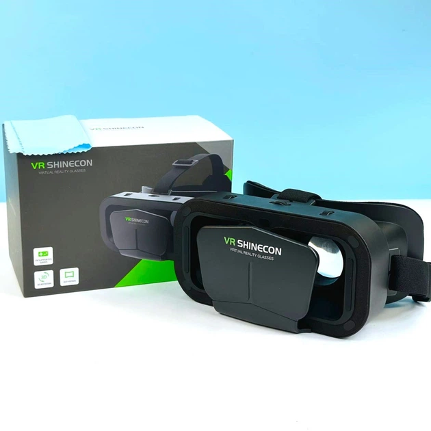 3D очки виртуальной реальности SHINECON VR SC-G10 Черный – фото, отзывы ...