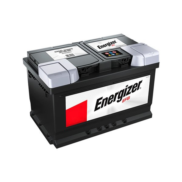 Аккумулятор автомобильный 70Ач 760А "+" справа Energizer, 570 500 076 ...