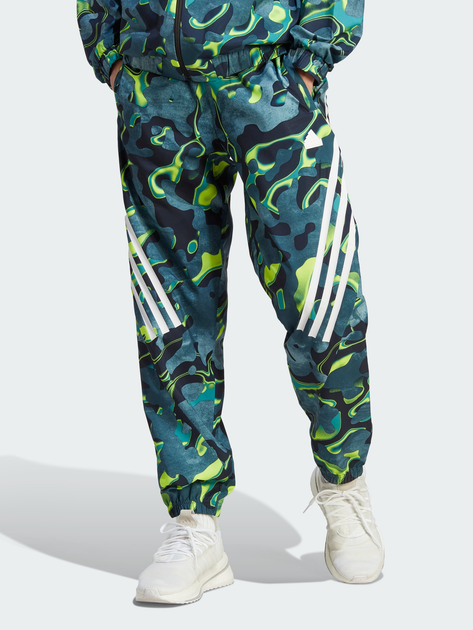 Спортивные штаны мужские Adidas M Fi Aop Pt Q3 IJ8846 M White/Arcngt ...