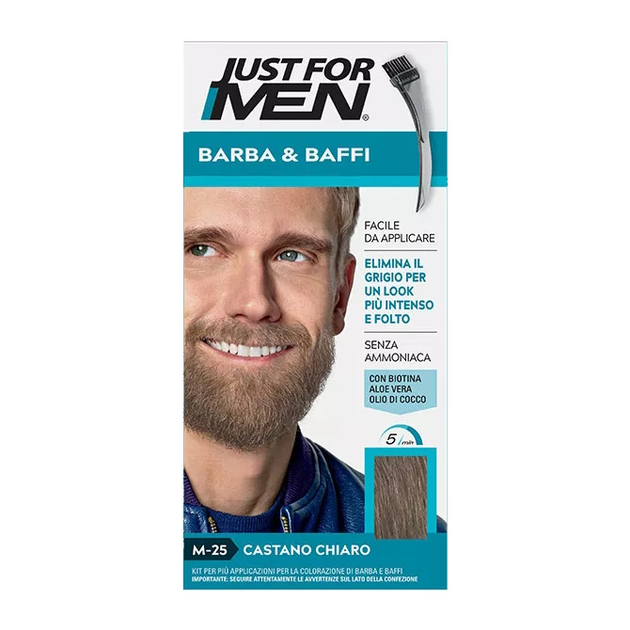 Краска камуфлирующая для бороды и усов Just For Men M-25 светло ...