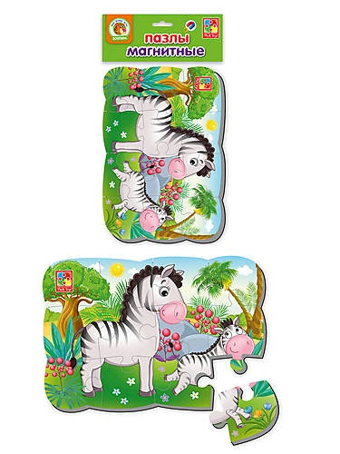 Пазли на магніті «Зебри» Vladi Toys (VT3205-56) – фото, відгуки, характеристики в інтернет ...